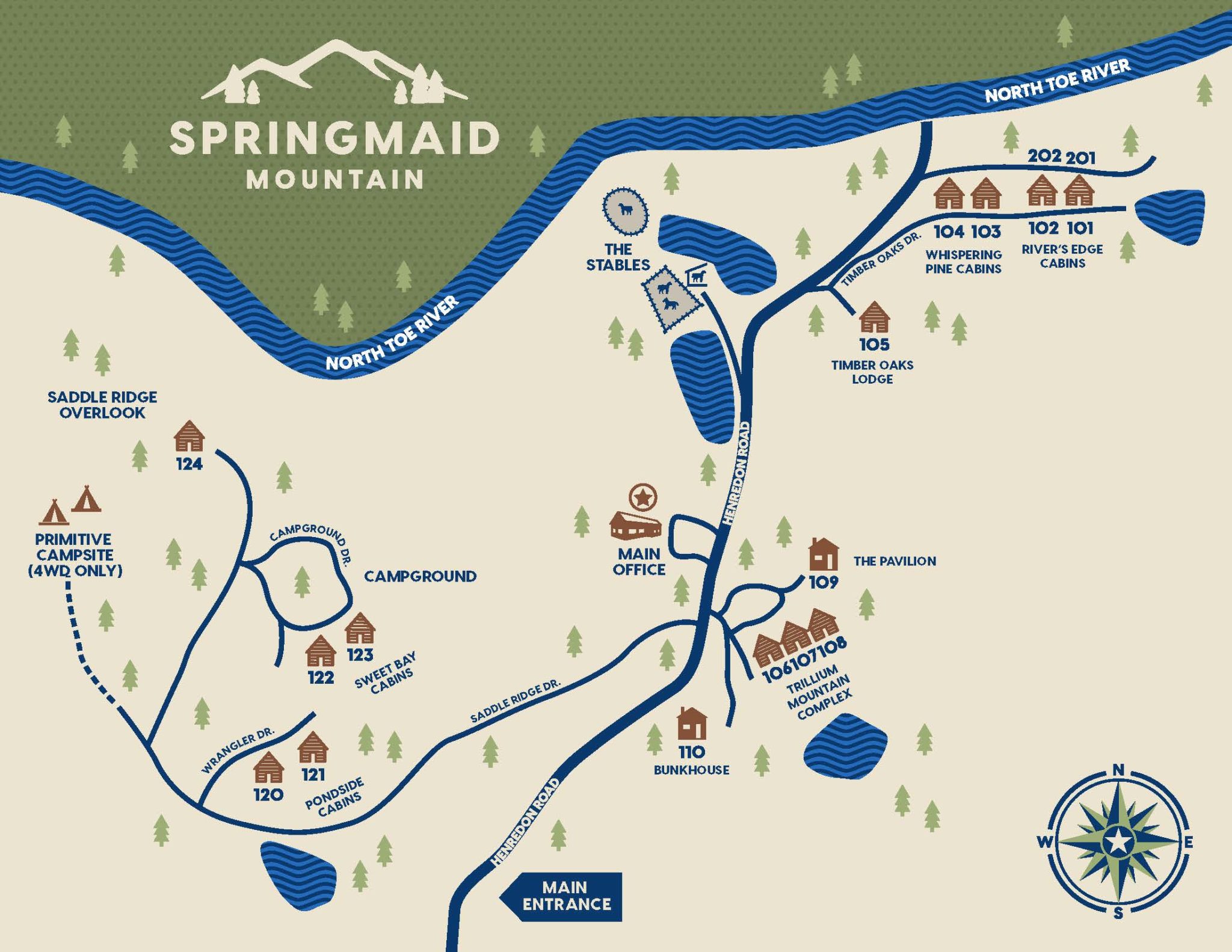 Cabins | Springmaid Mountain