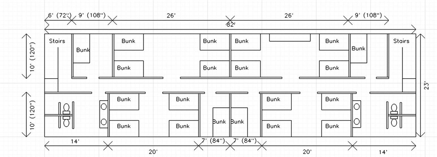 The Bunkhouse Cabin | Springmaid Mountain